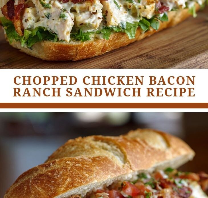 Chopped Chicken Bacon Ranch Sandwich: A Flavor Explosion in Every Bite ...