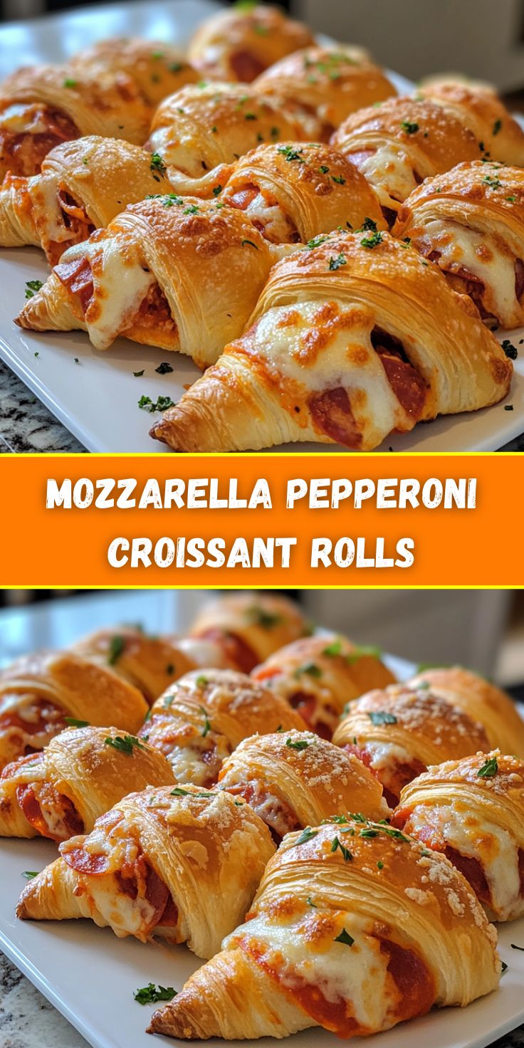 Mozzarella Pepperoni Croissant Rolls That Will Steal the Show! - Tick ...